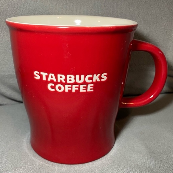 Starbucks | Kitchen | Starbucks Coffee Red Ceramic Mug | Poshmark